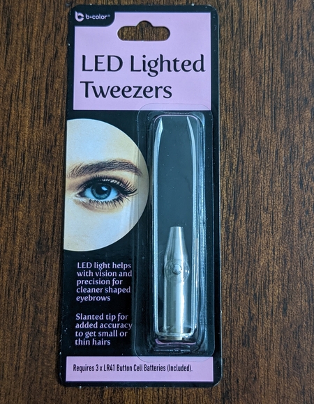 Makeup | New Led Lighted Tweezers Button Cell Batteries Included | Poshmark